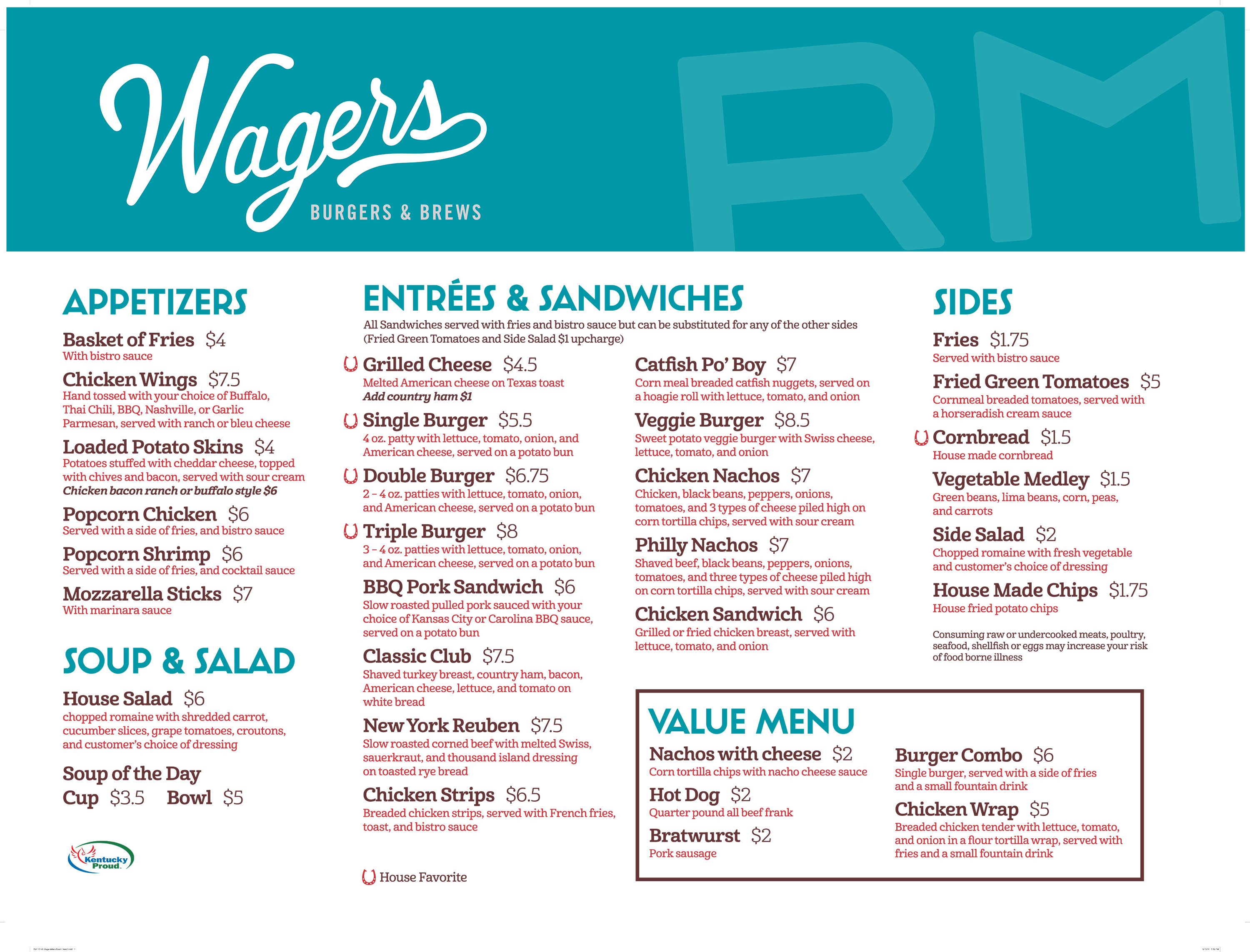 Wager's Burgers & Brews | Red Mile Gaming